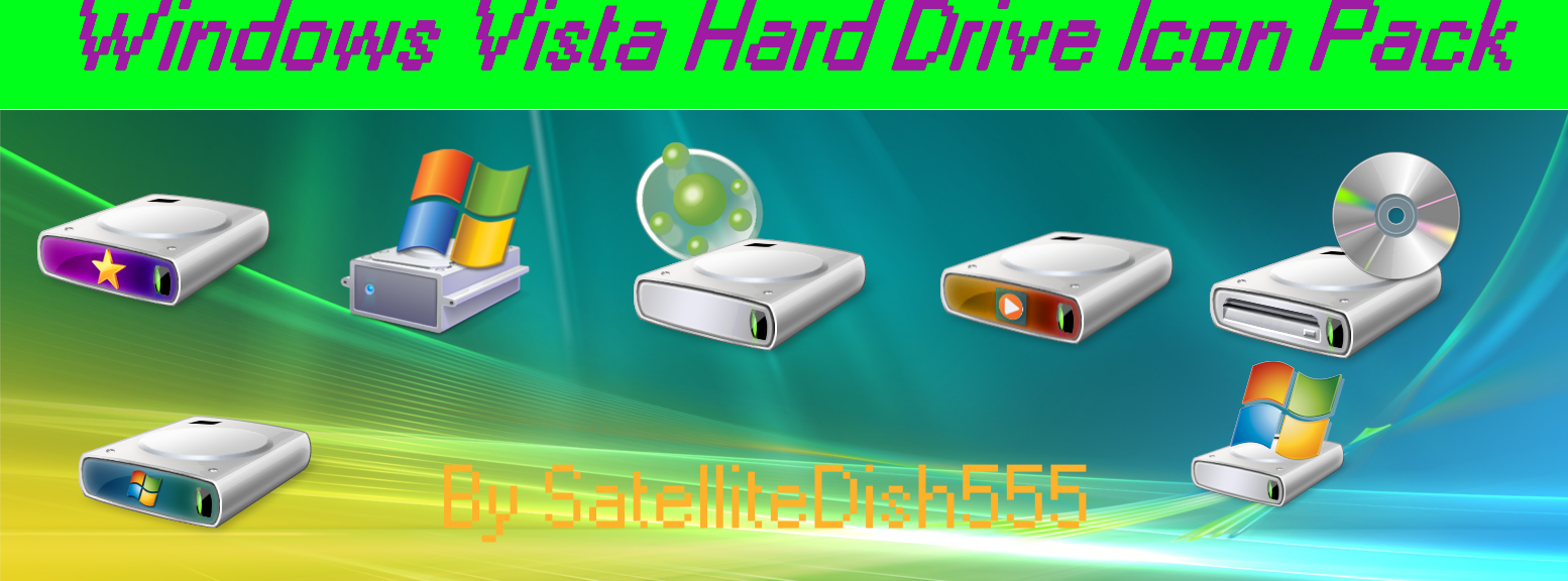 Windows Vista Hard Drive Icon Pack by SatelliteDish555 on DeviantArt