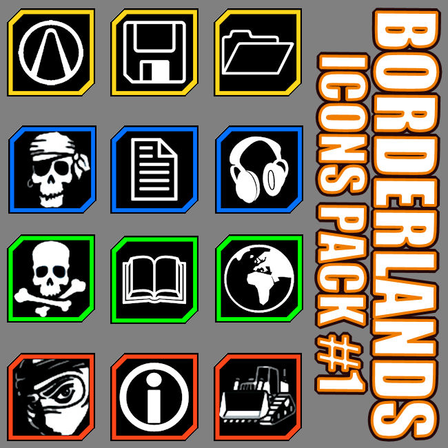 Borderlands2 - Icon Pack V1 by mentalmars on DeviantArt