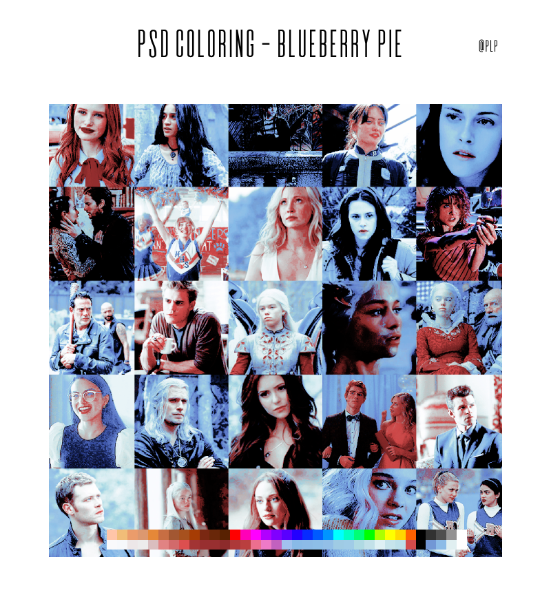 blueberry pie / freebie psd coloring by prettylilpsds on DeviantArt