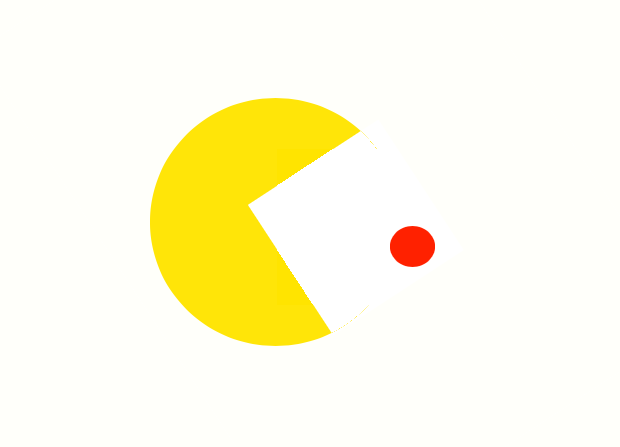 Pac-Man and the red dot by MinecraftMasterDude on DeviantArt