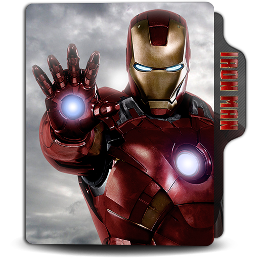 Movie Folder Icon - Iron Man by SamBloodyWolf on DeviantArt