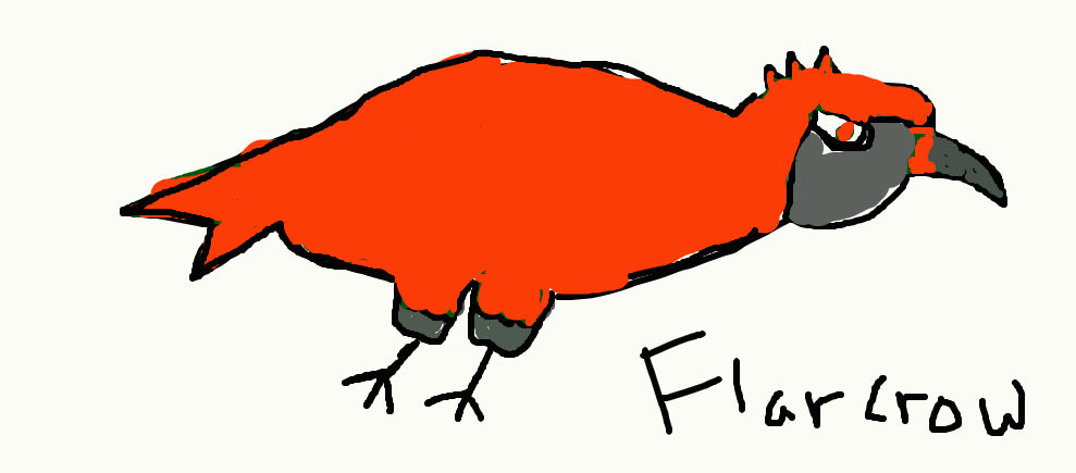 Flarecrow (fire/flying pokemon) by Umbre11 on DeviantArt
