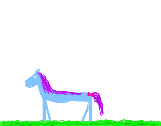 Baby Blue Horse by Reighnacorn on DeviantArt