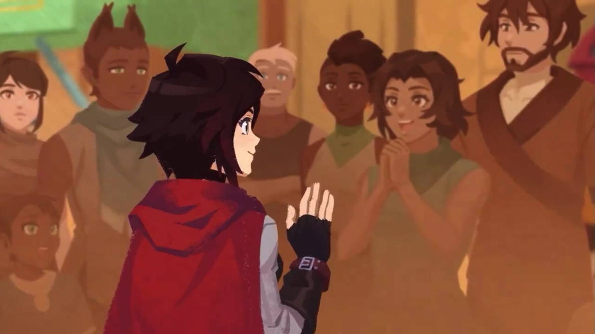 Ruby is not used to being very famous rwby by CommissioneronHiatus on ...