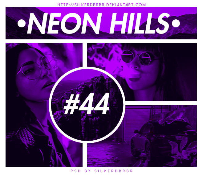 PSD#44- NEON HILLS by Silverdbrbr on DeviantArt