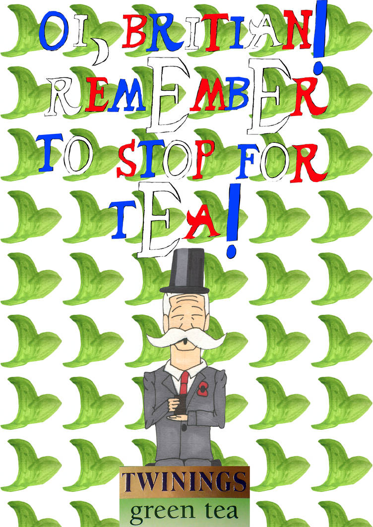 Green Tea Newspaper Ad by HachimakiX23 on DeviantArt