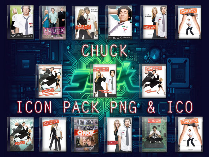 Chuck Series Icon Pack by DigiZA on DeviantArt