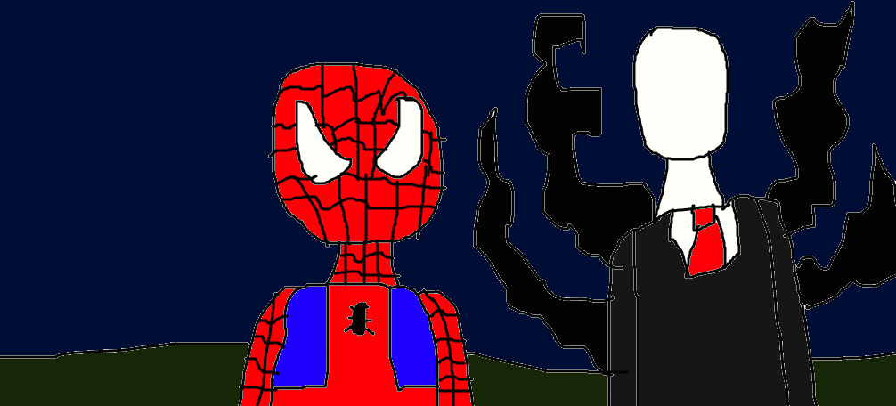 Slenderman Vs Spiderman