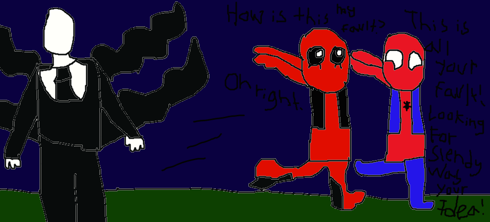 Slenderman Vs Deadpool