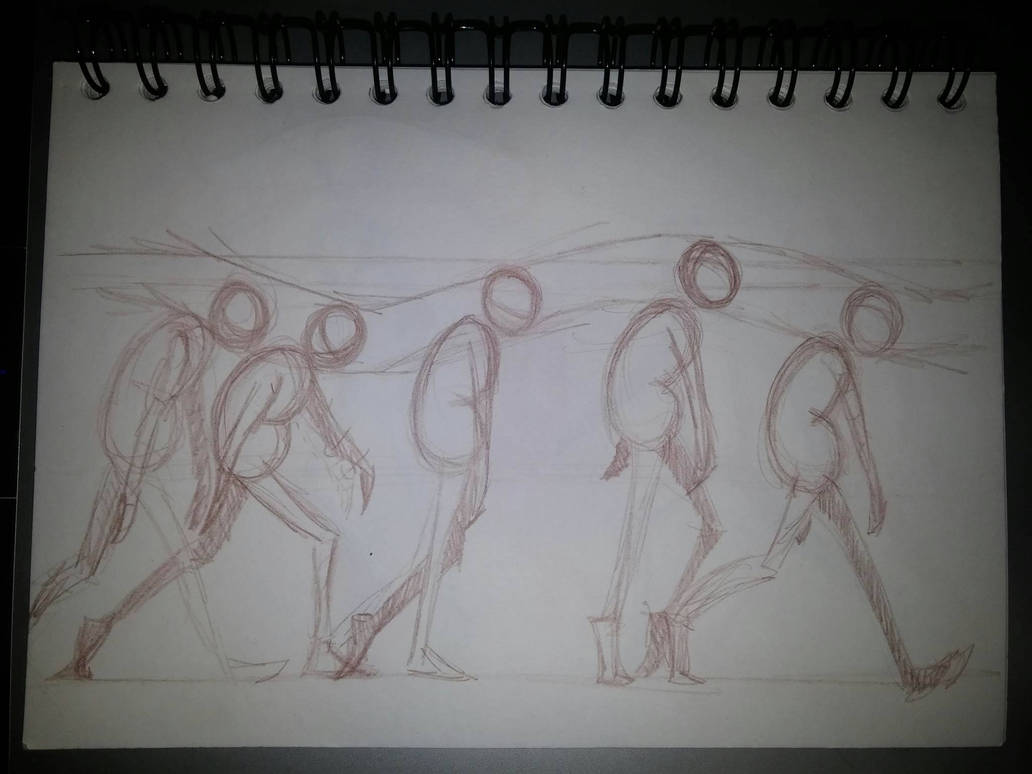 Walk Cycle Sad by DimitrisKart on DeviantArt