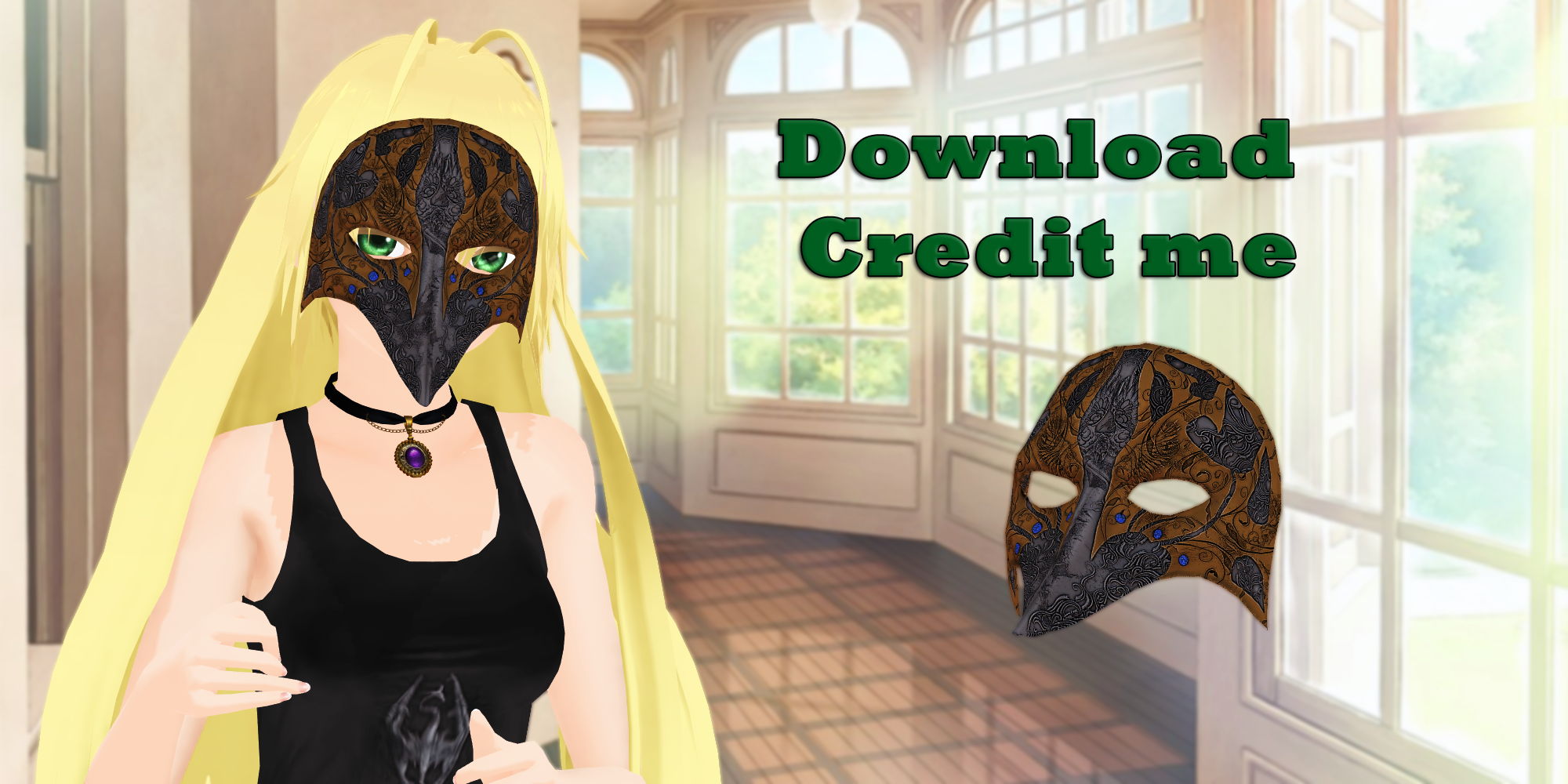 mmd: Mask dl by KlaidAstoria on DeviantArt
