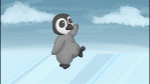 Cute Penguin Waddle by SOSArtStuff on DeviantArt