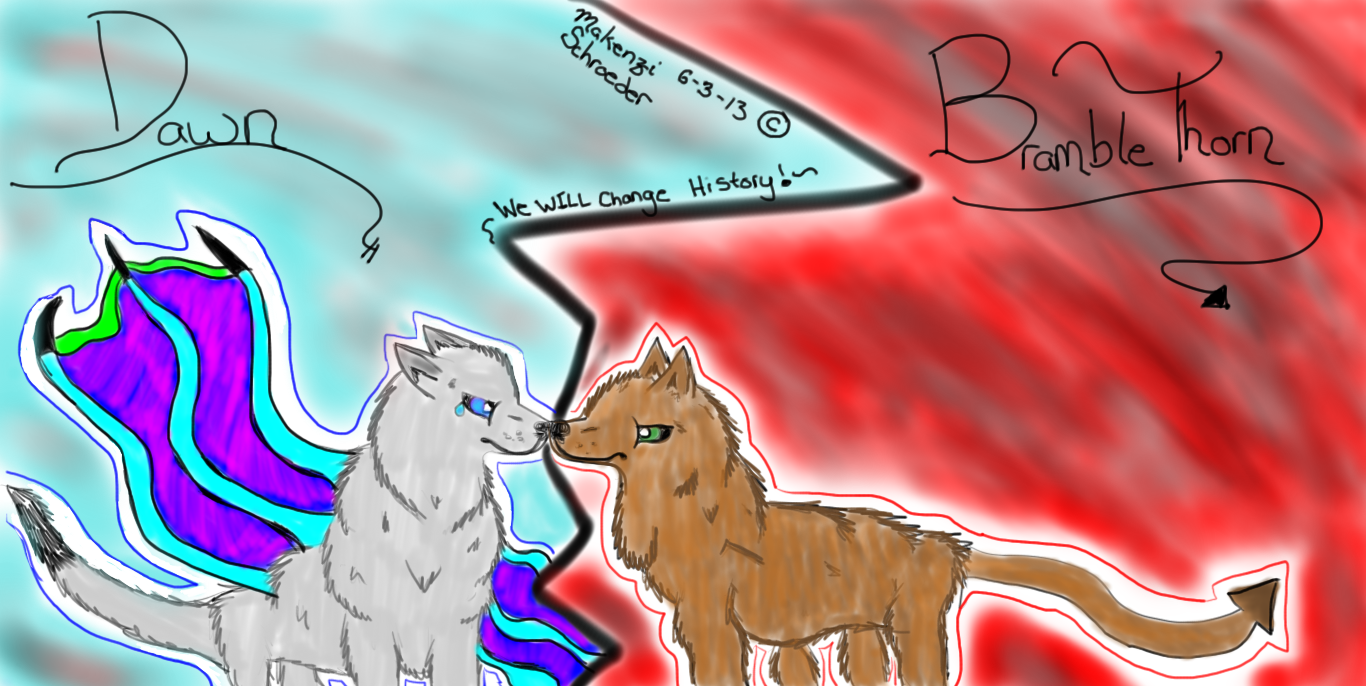 Dawn and BrambleThorn by KenziLynnStudios on DeviantArt