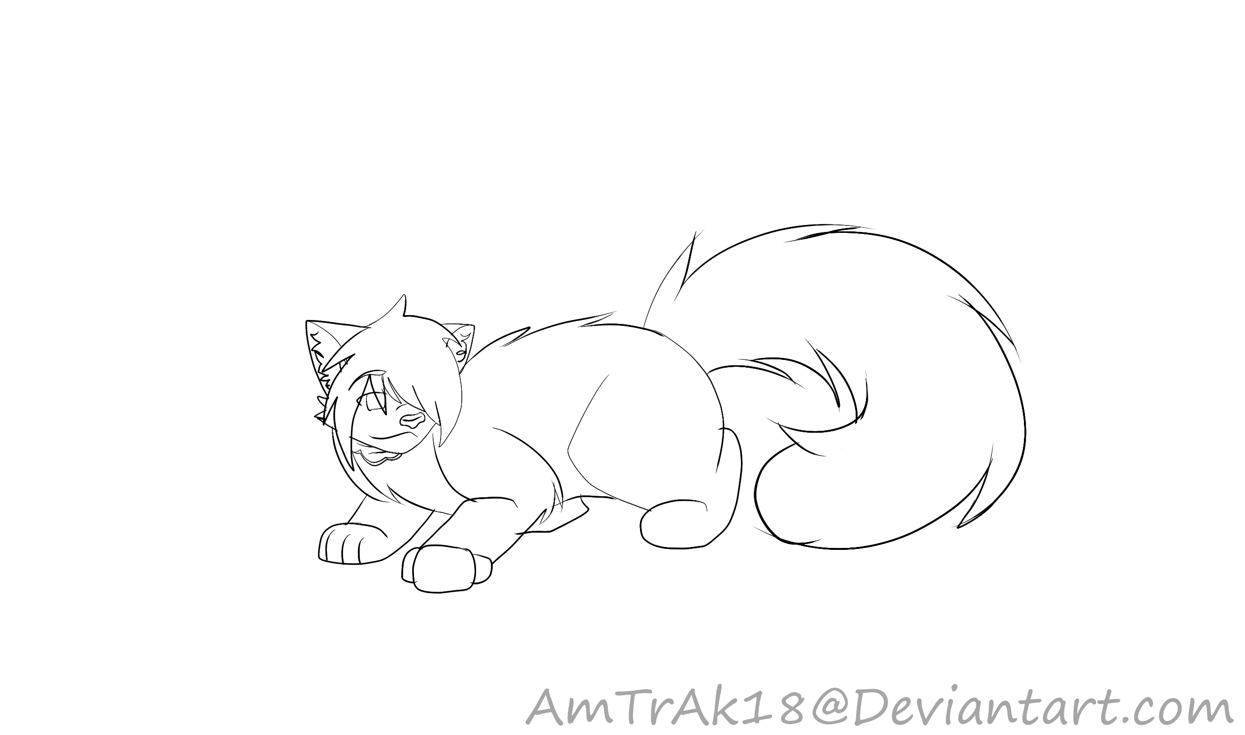 Cat linart by TButterflyAngel on DeviantArt