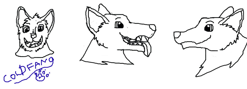 anthro head base by coldfang22 on DeviantArt