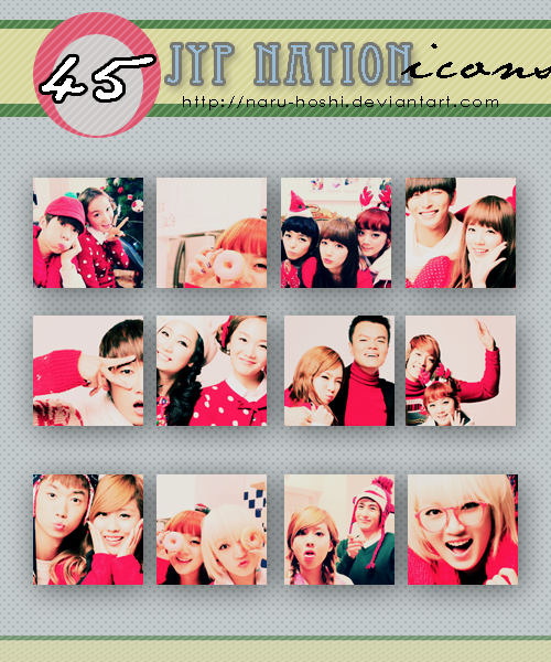 JYP Nation Icons by naru-hoshi on DeviantArt