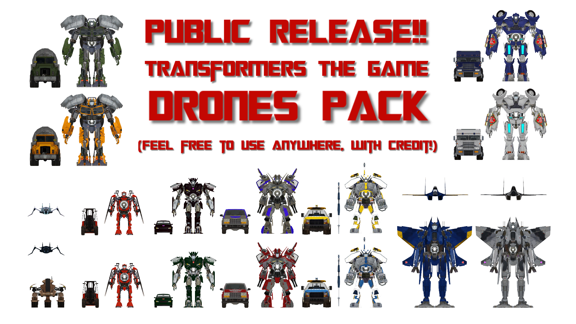 [MMD] Transformers The Game - Drones DL by MarKreations on DeviantArt