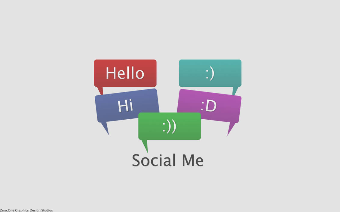 Social Me Minimal Wallpaper by vistahacker01 on DeviantArt