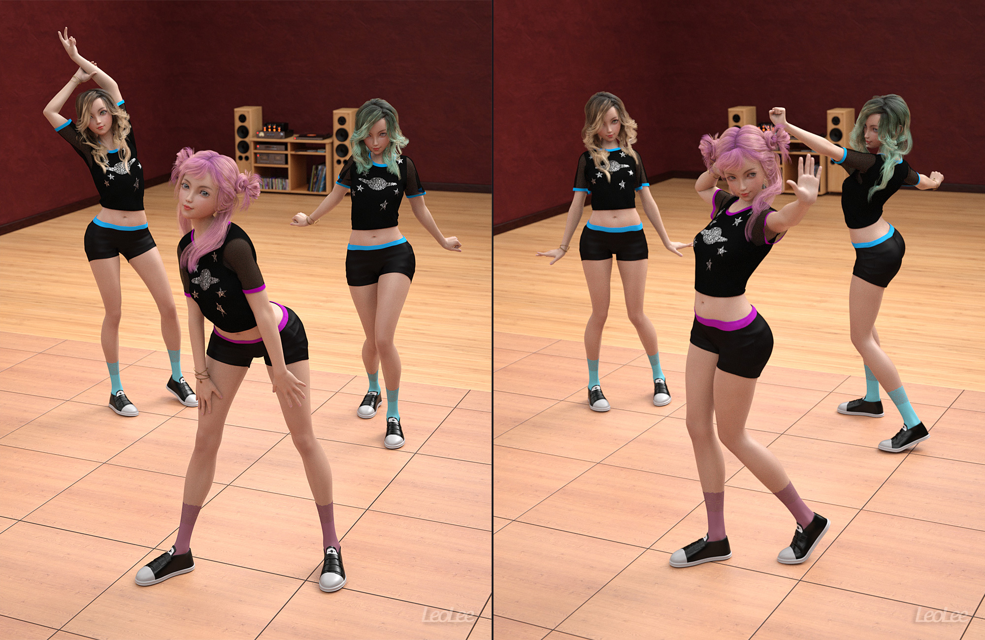 K POP Dance Poses Extra By LeoLee3D On DeviantArt K POP Dance Poses Extra By LeoLee3D On DeviantArt