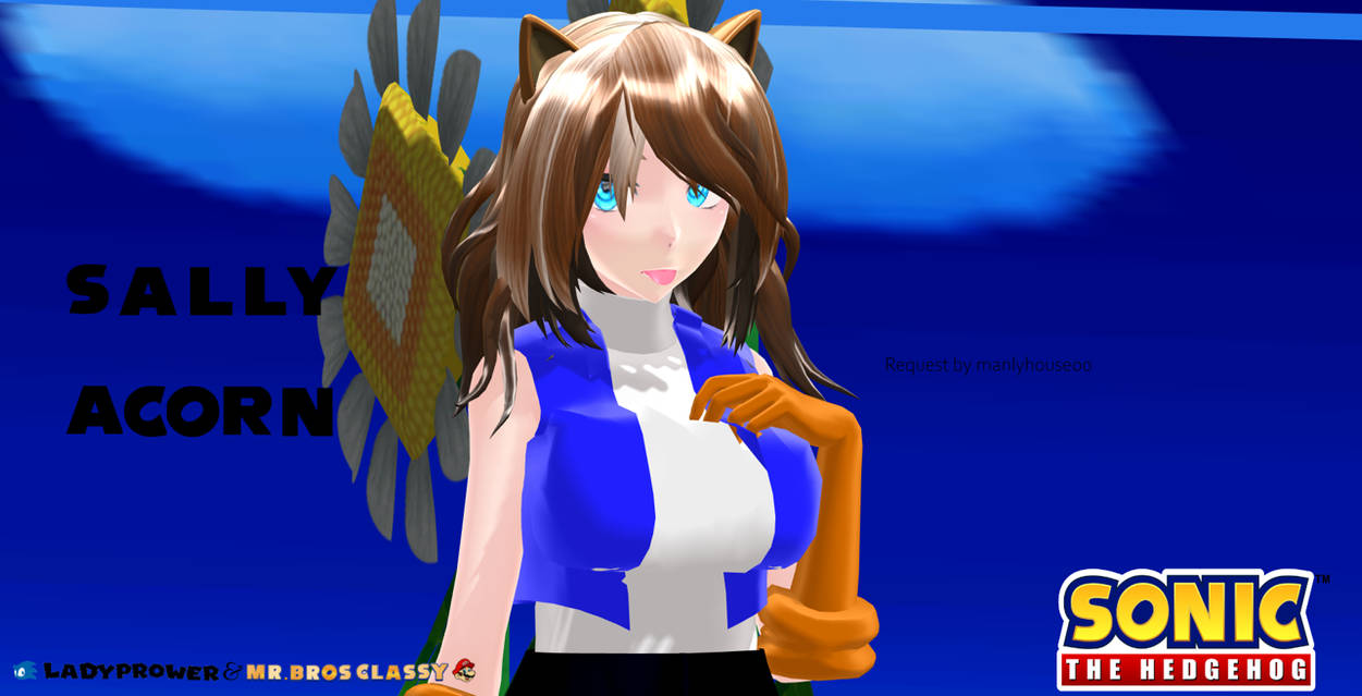 [MMD/model] Sally Acorn human, breast more big +DL by ...