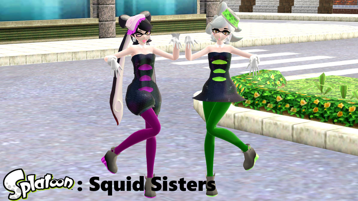 [MMD/model] Squid Sisters TDA+DL by univermangamangasimu on DeviantArt