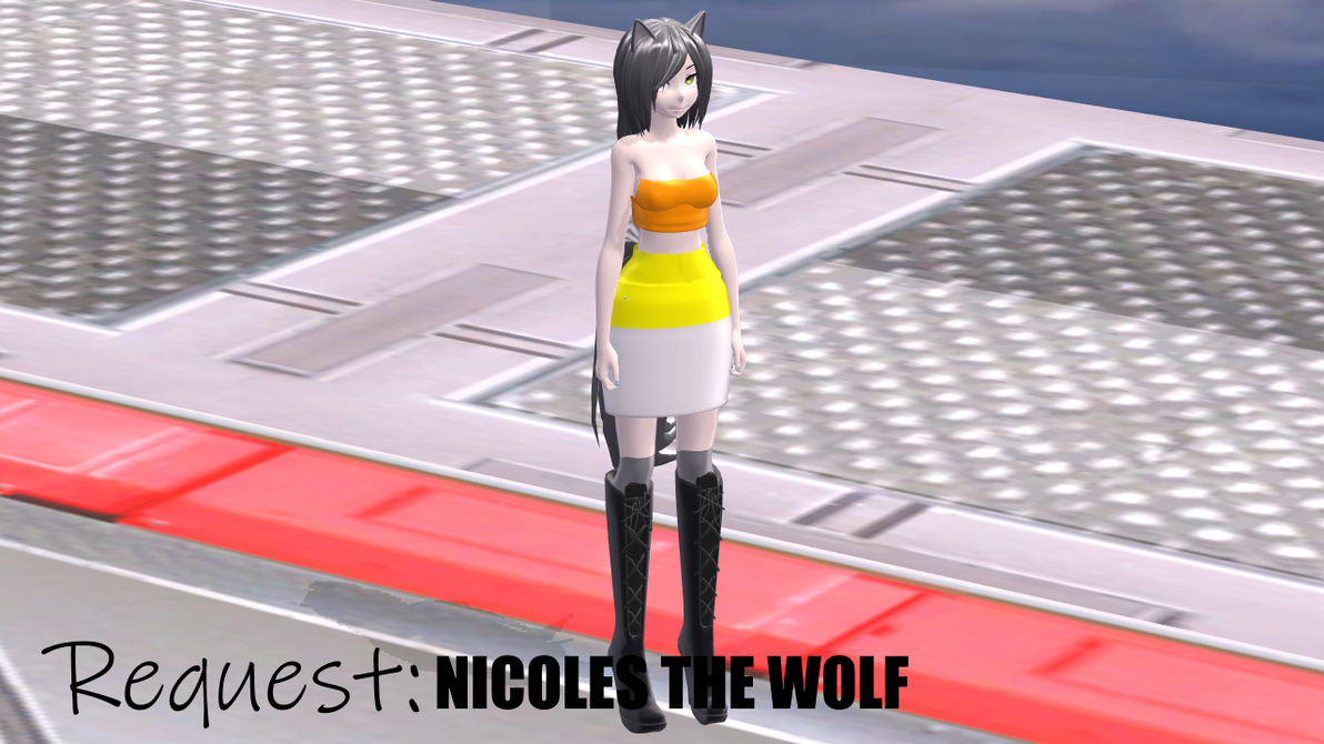 [MMD/Model/Request]Nicoles the Wolf,human+Download by ...