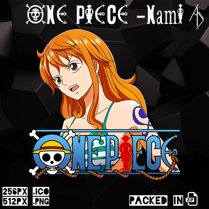 One Piece - Nami Icon by antoinenguyen on DeviantArt