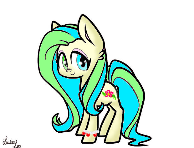 New mlp oc Hawaiian Flower by StormieSky on DeviantArt