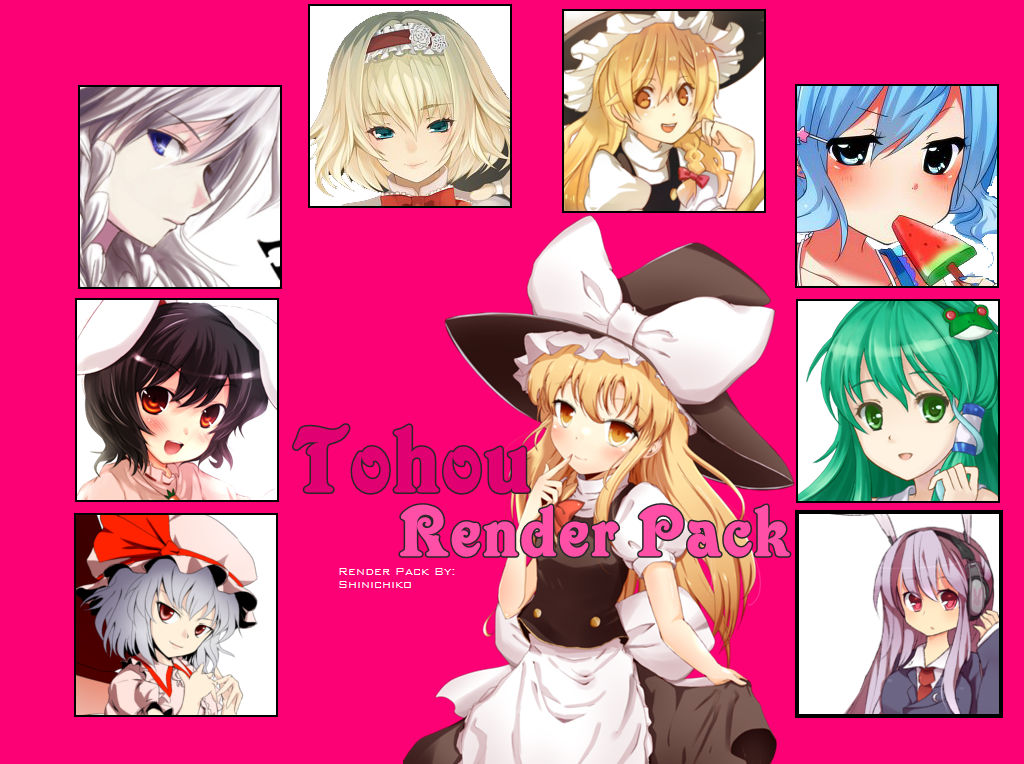 Tohou Render Pack by shinichiko on DeviantArt