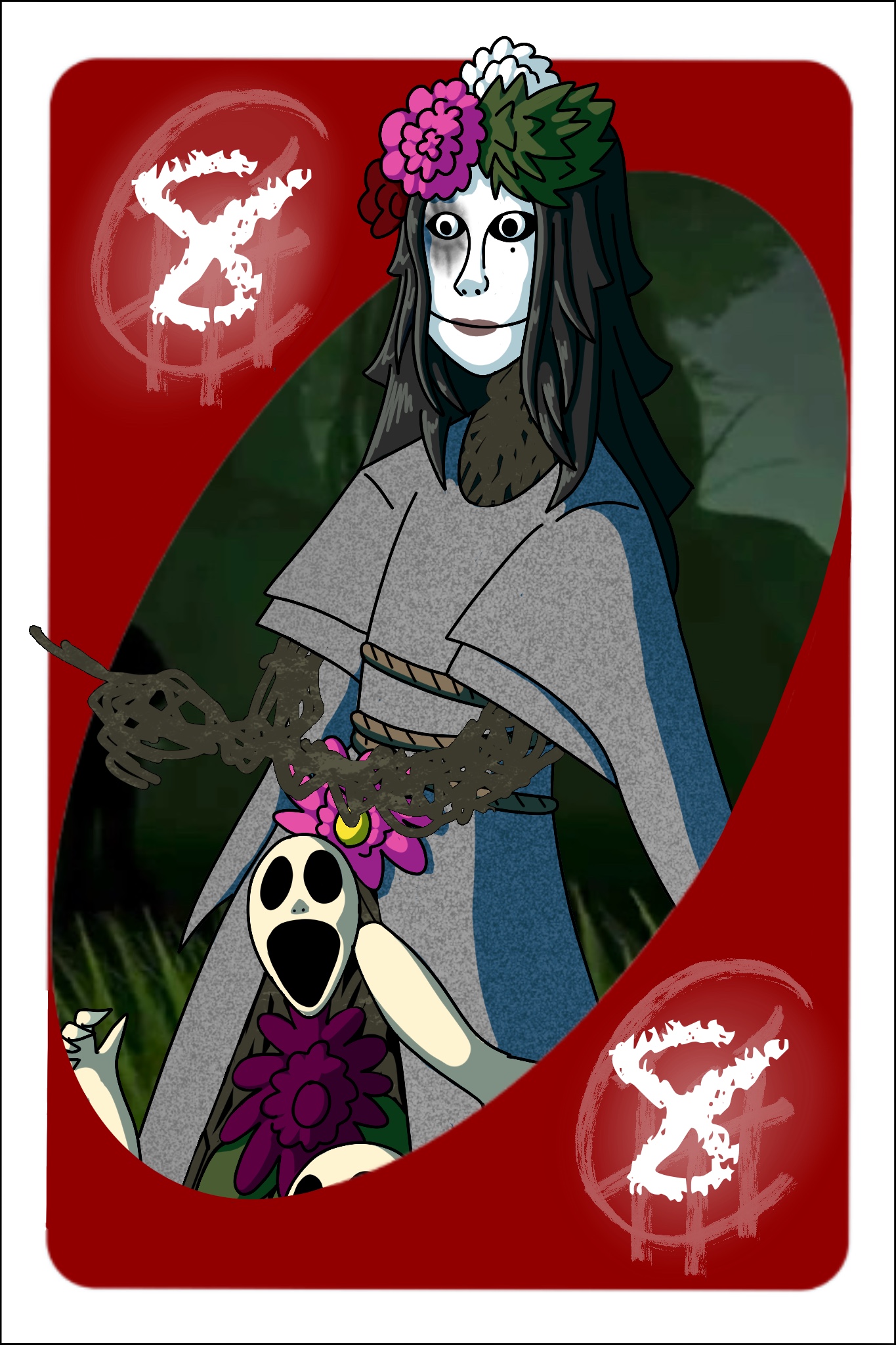 UNO The Mimic 2024 - Yurei / Kiku's mori card by HokkenTarrgo on DeviantArt