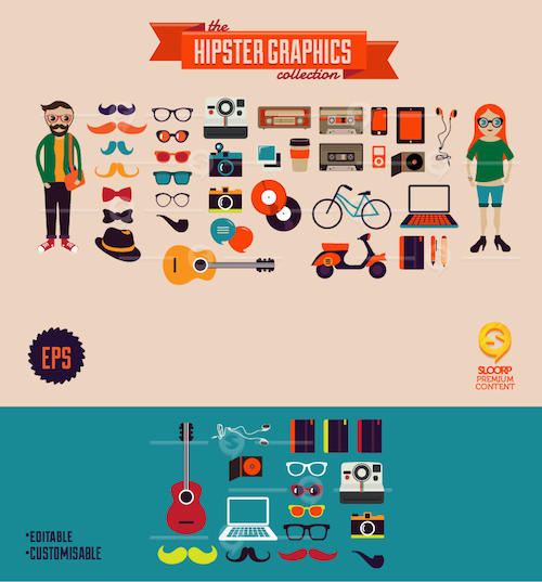 the Hipster Graphics collection by SloorpWorld on DeviantArt