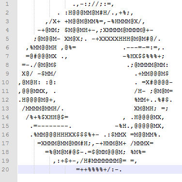 Official Portal ASCII Art by DJ-Zemar on DeviantArt