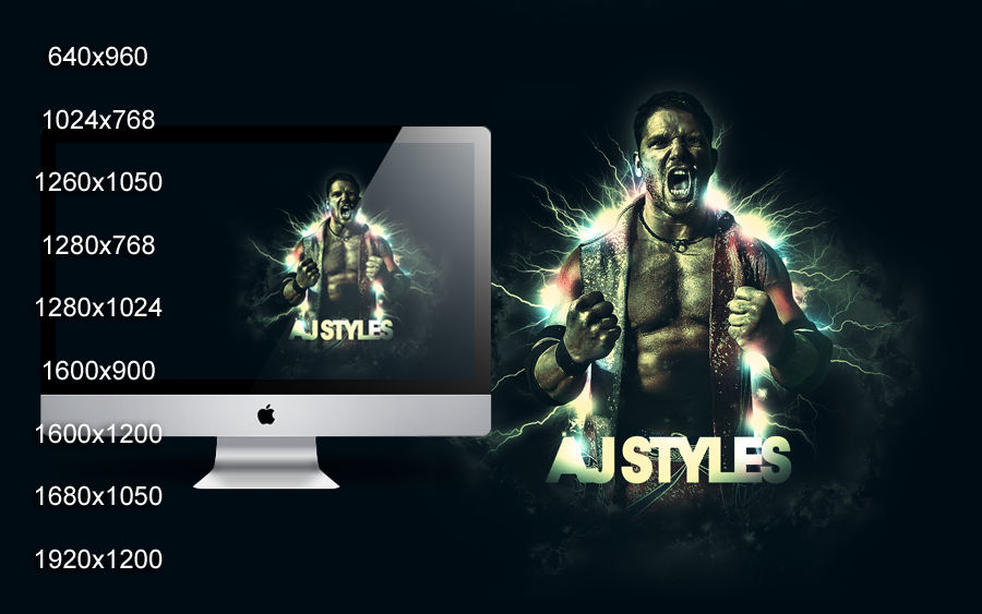 AJ Styles Wallpaper by RageKG on DeviantArt