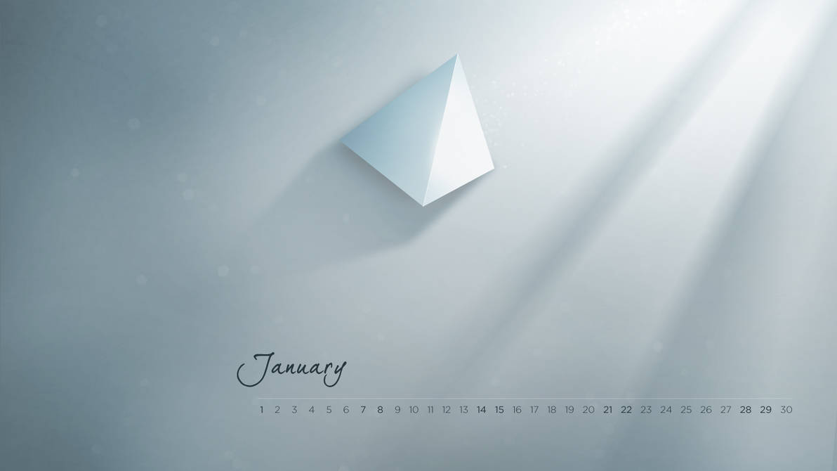 January - Minimal wallpaper by Robke22 on DeviantArt