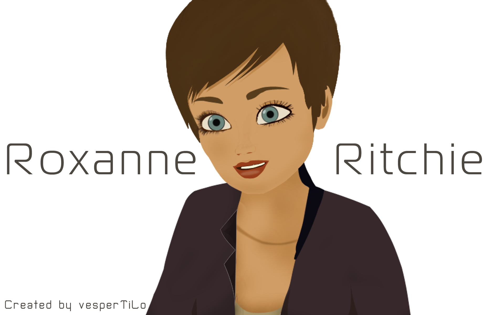 Roxanne Ritchie from MegaMind Vector Psd by vesperTiLo on DeviantArt