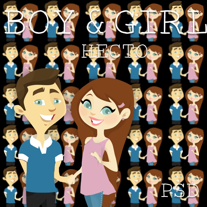 Boy Y Girl .PSD by HectoEditions on DeviantArt