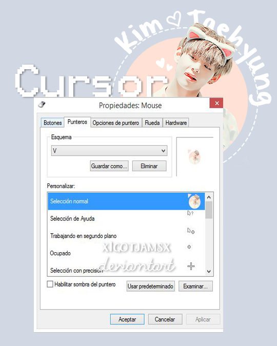 Kim Taehyung cursor [BTS] by xIgotjamsx on DeviantArt