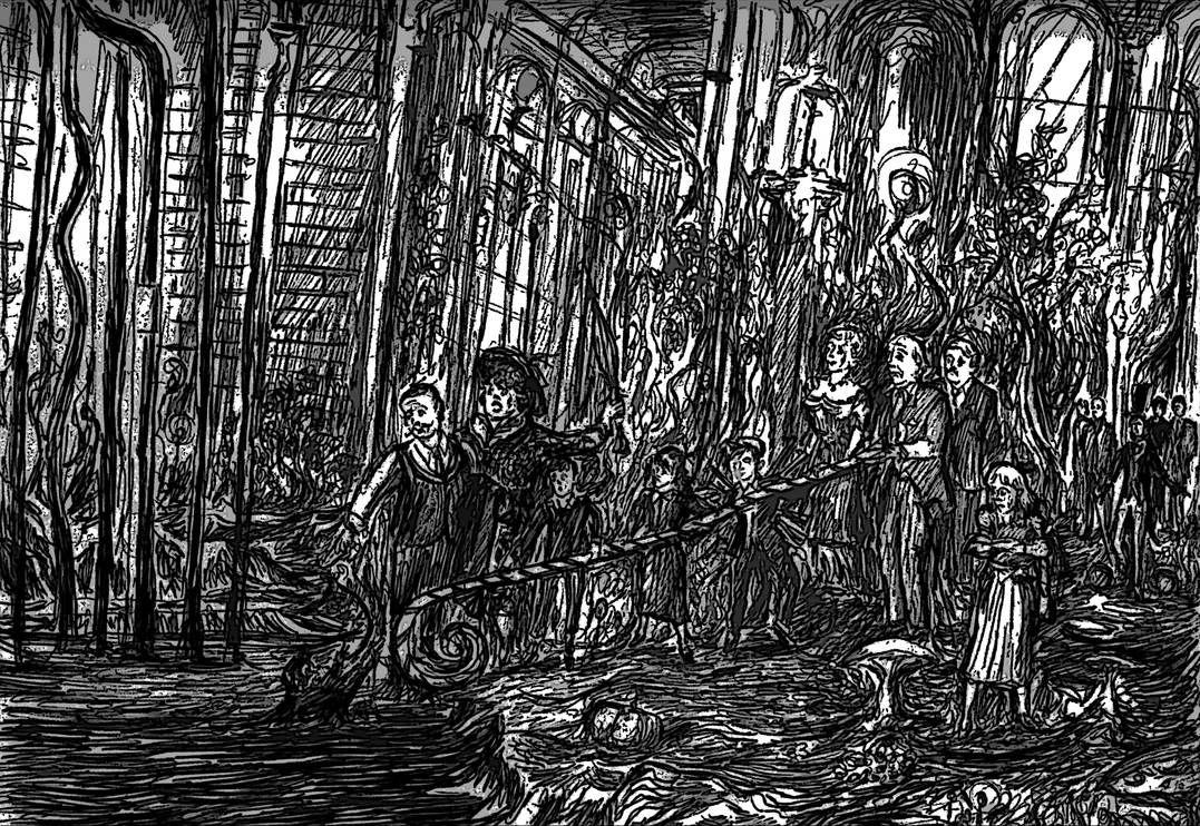 Rescuing Augustus Gloop by SeismicInventions on DeviantArt