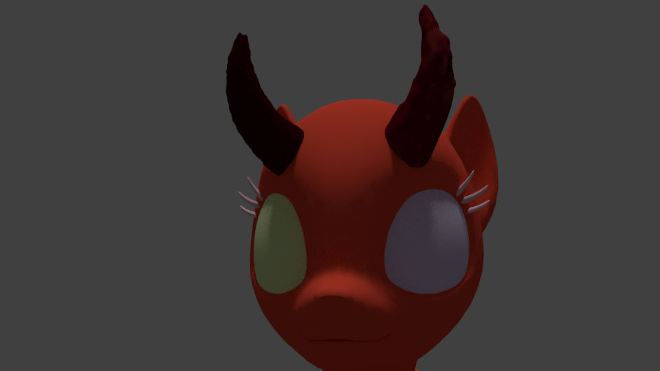 [MLP] Pony Devil Horn object by hellpes on DeviantArt