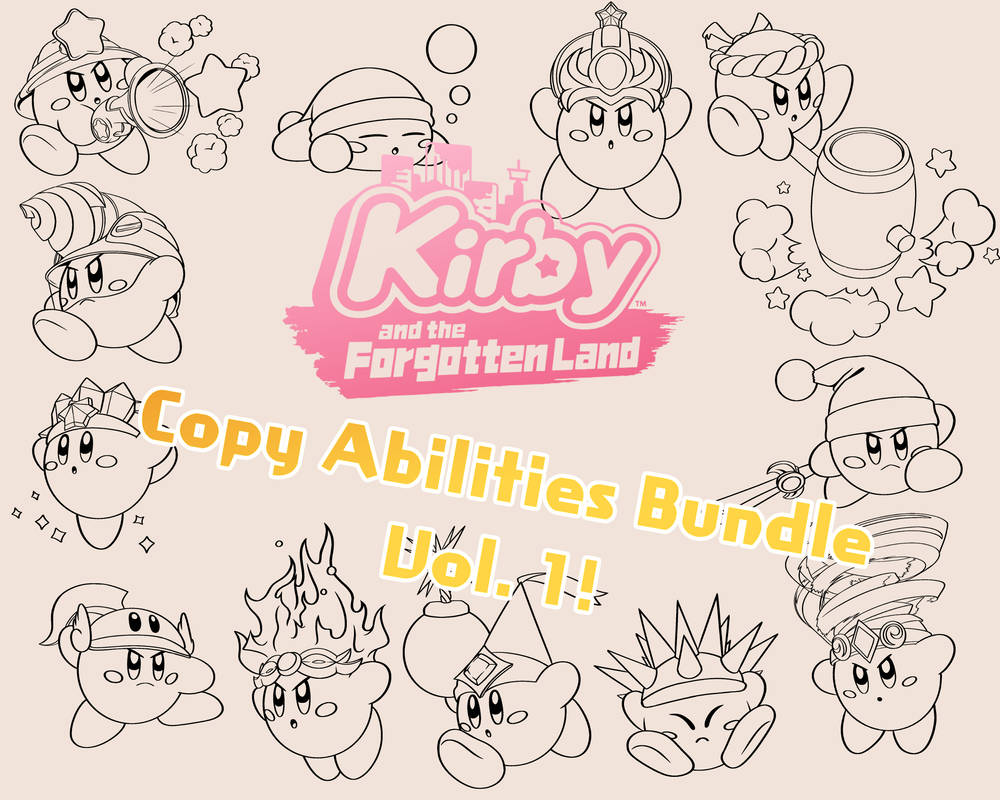 Kirby Copy Ability Base Bundle Vol. 1! [F2U] by Lumiklyde on DeviantArt
