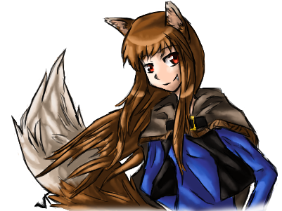 Holo the Wise Wolf by VikaVolttail on DeviantArt