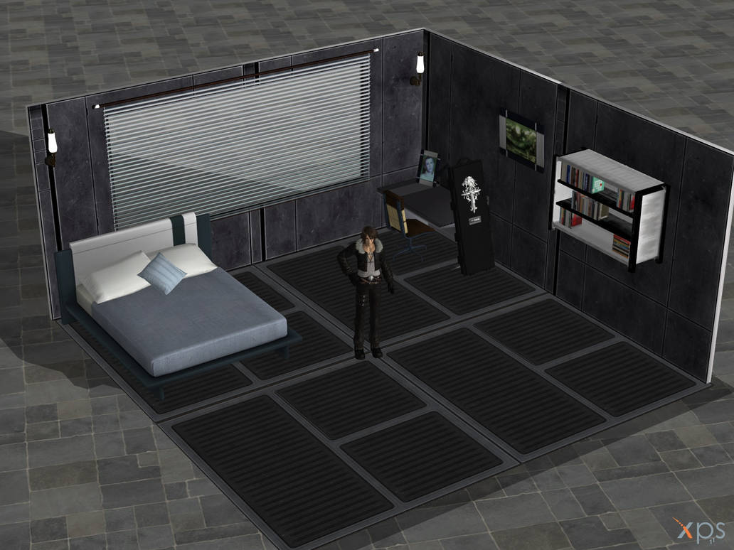 Squall's bedroom (fan made) by xGunbladeKnightx on DeviantArt