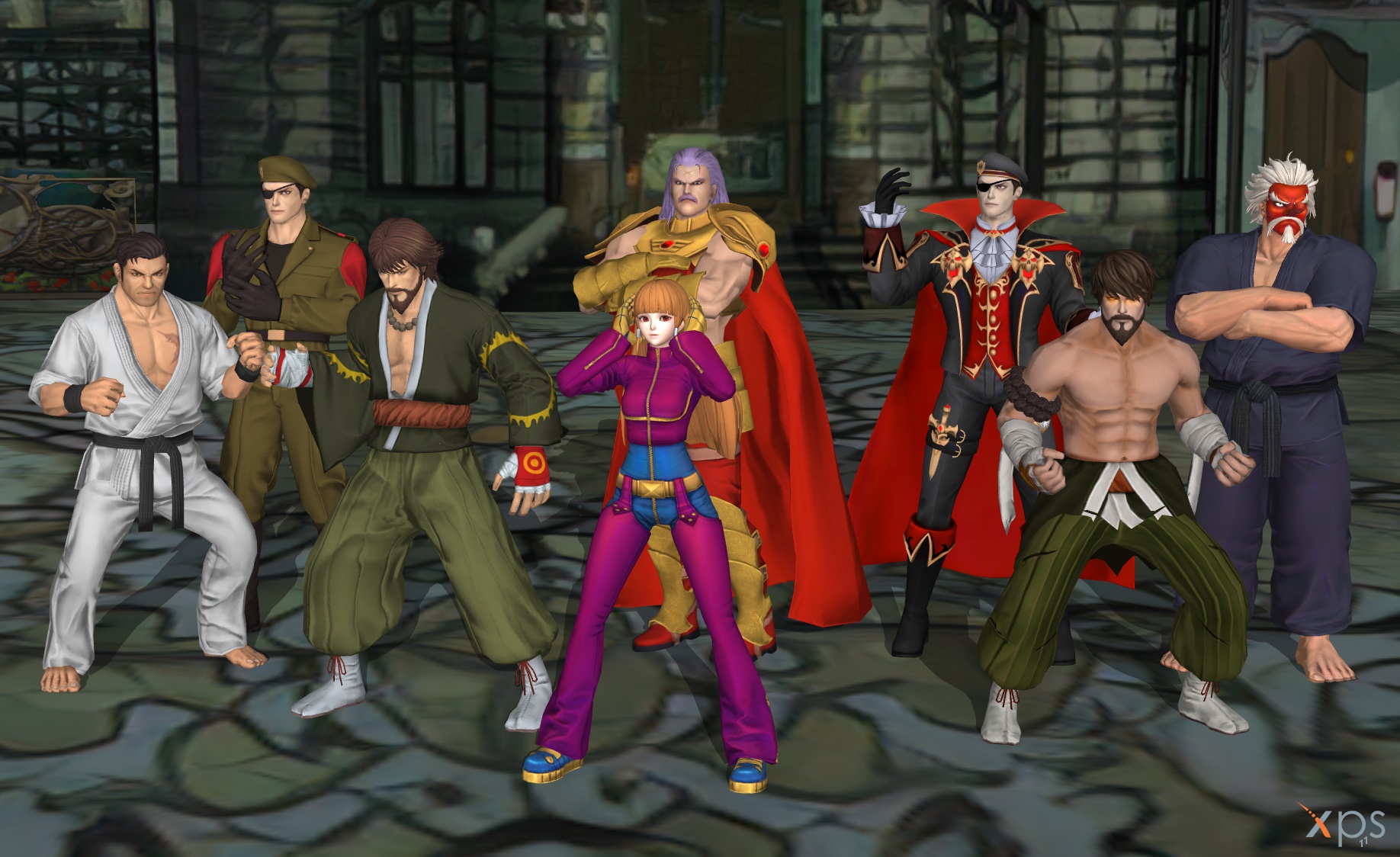 KOF AS models pack by RyuAensland on DeviantArt