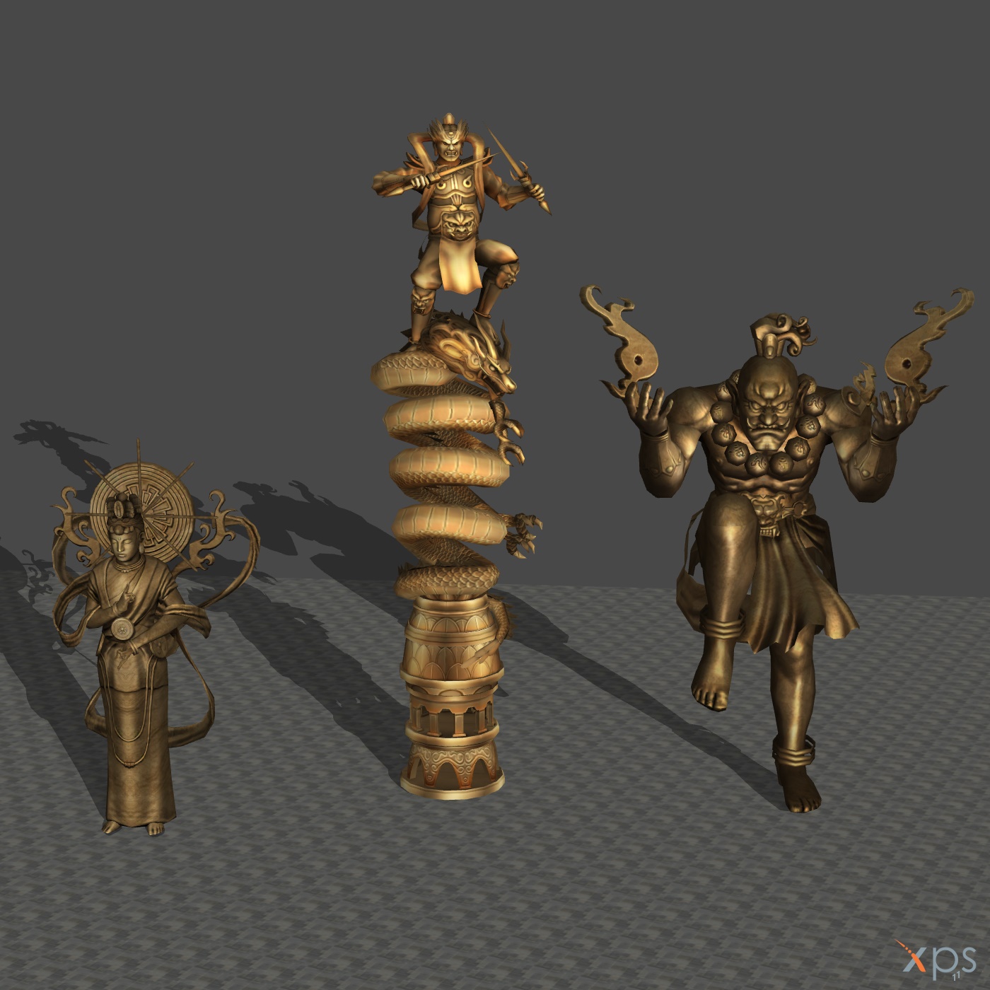 Statues on Xnalara-Customized - DeviantArt