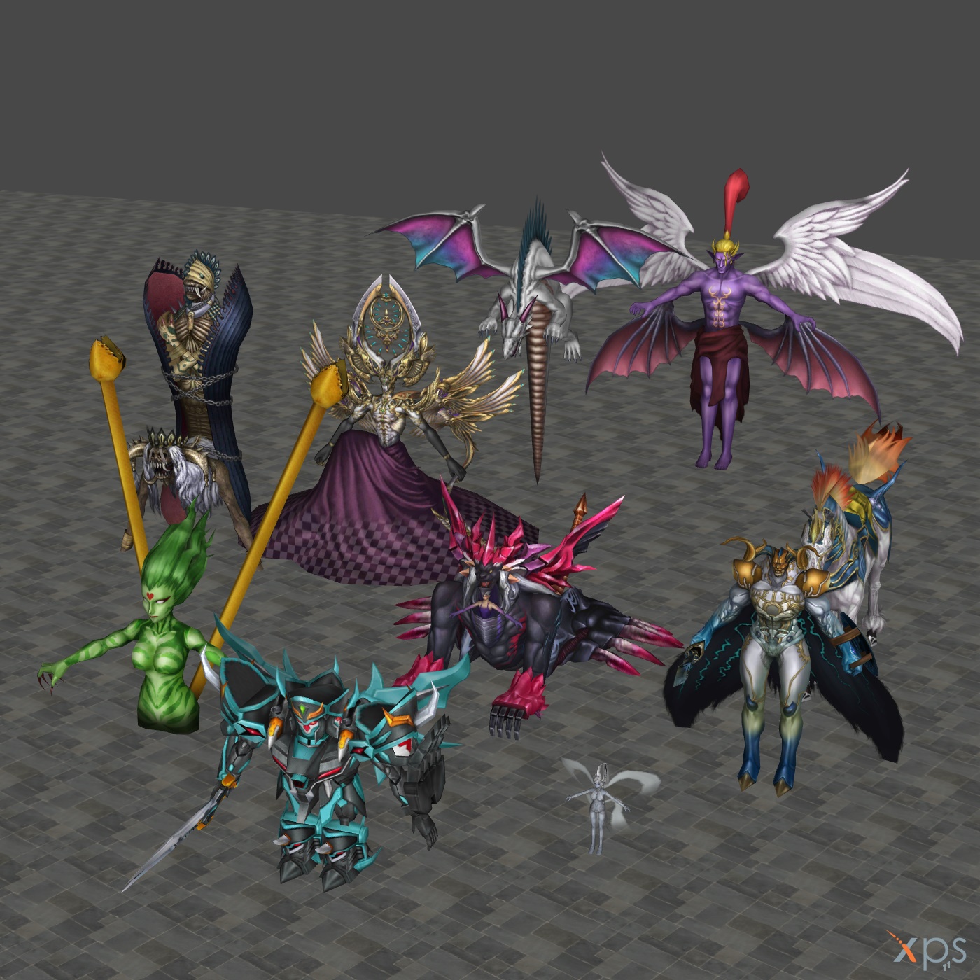 DFFOO Creatures pack 3 by RyuAensland on DeviantArt