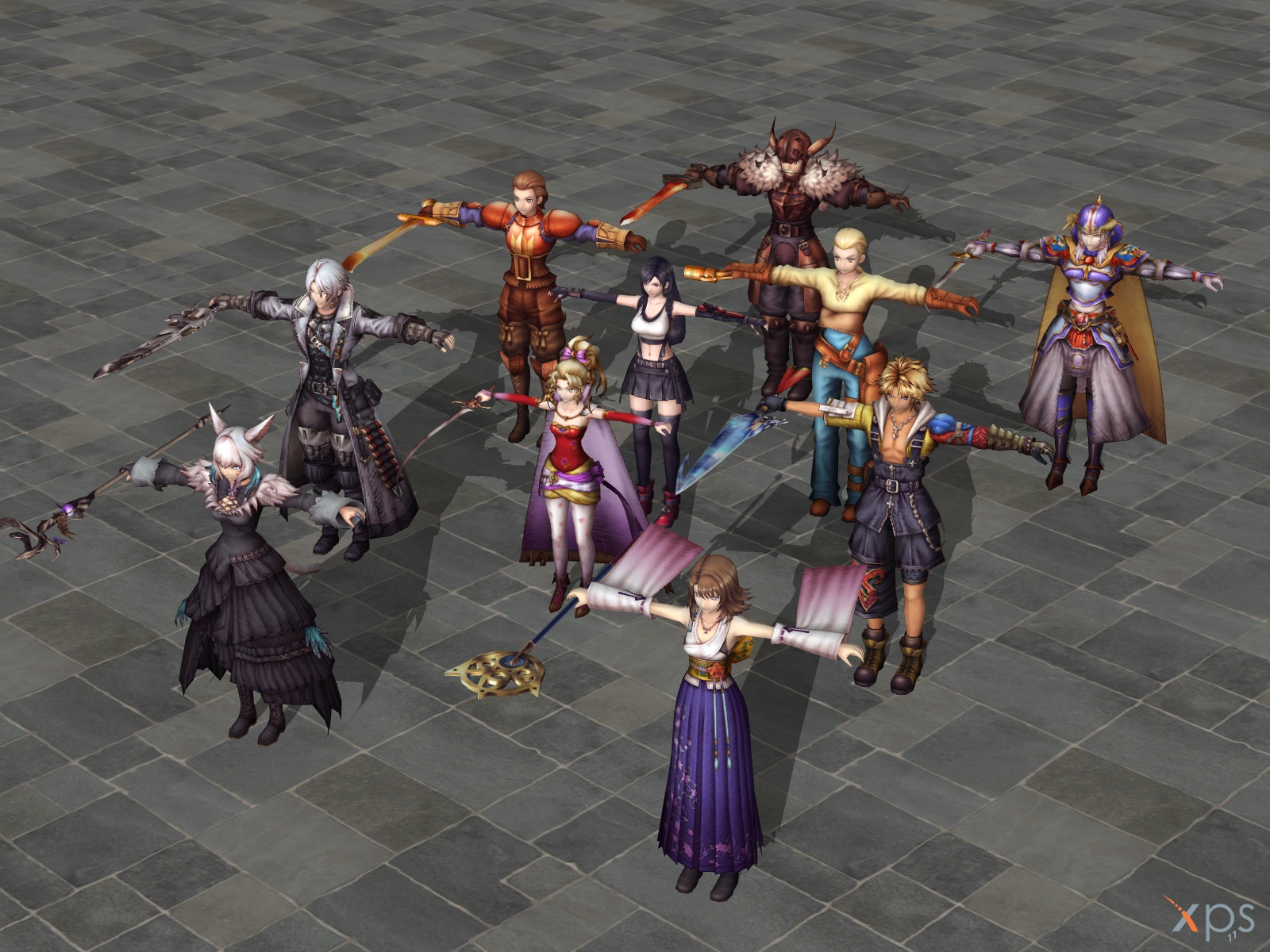 FFWOTV model pack 03 by RyuAensland on DeviantArt