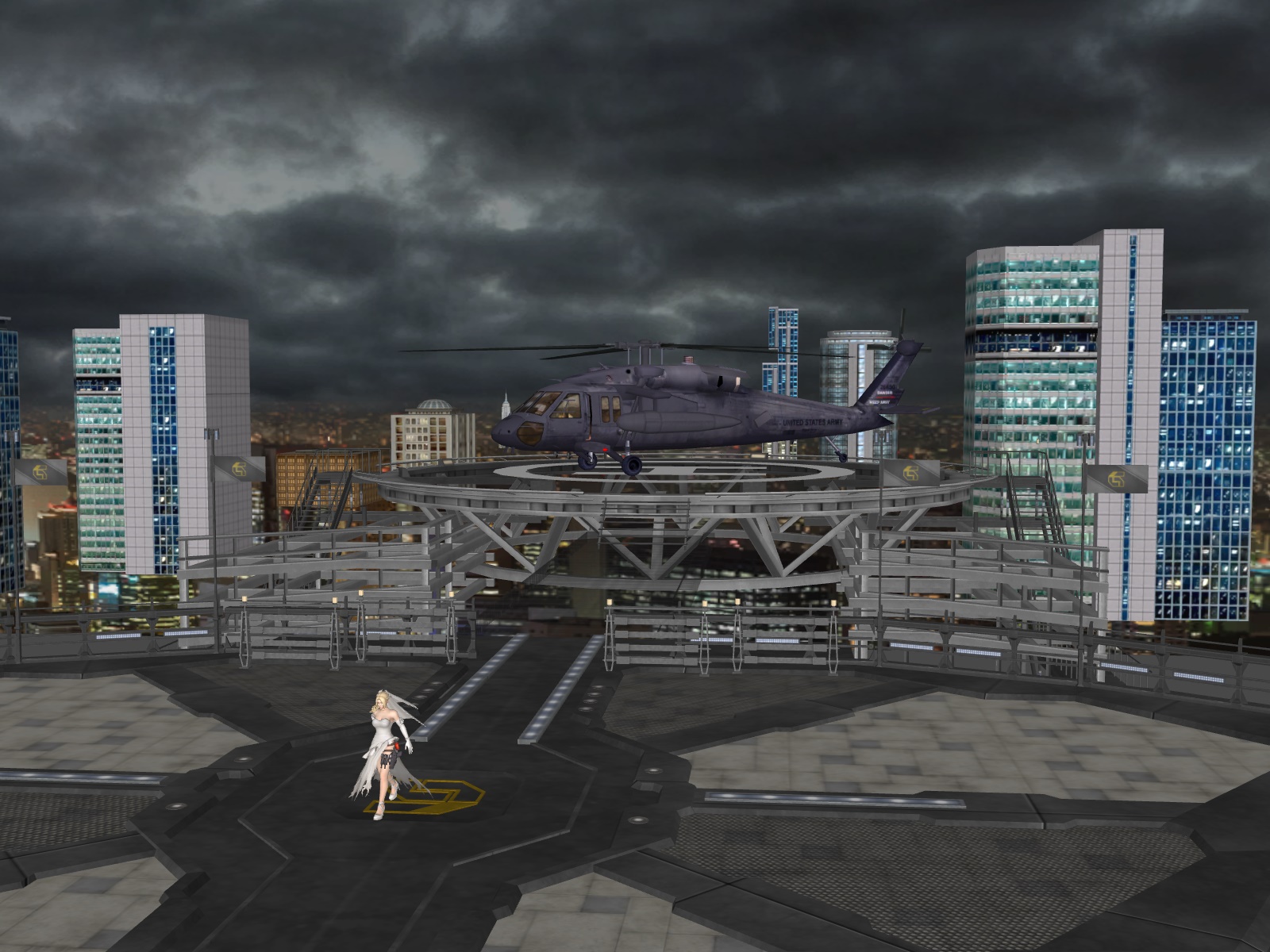 G-Corp Helipad (KOFAS) by RyuAensland on DeviantArt