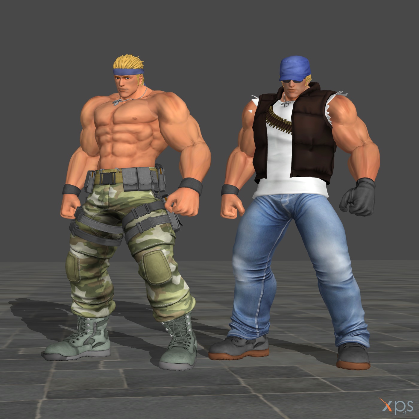 Clark KOFXV (94 and Ikari Warriors) by RyuAensland on DeviantArt