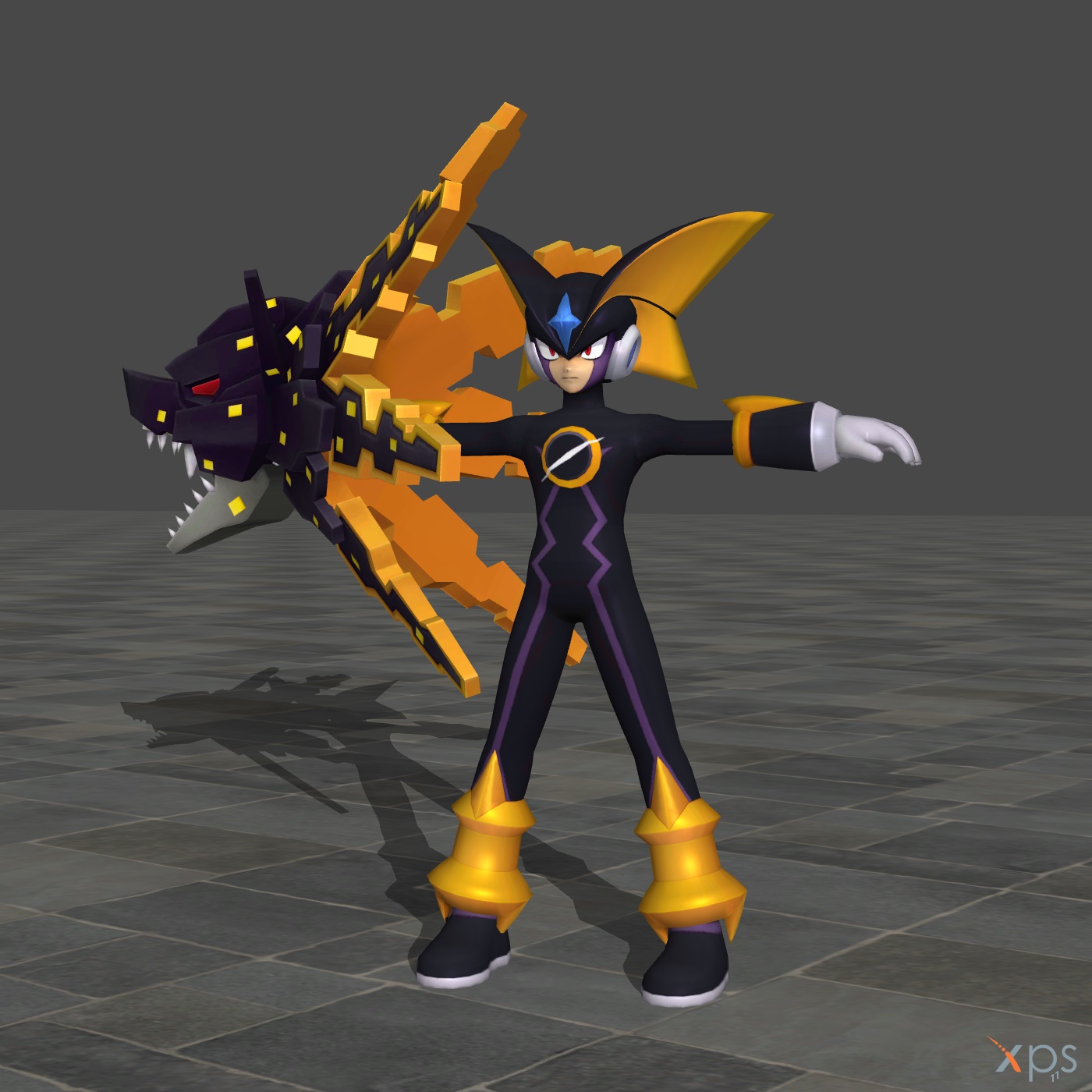 Bass.EXE (MMXD) by RyuAensland on DeviantArt