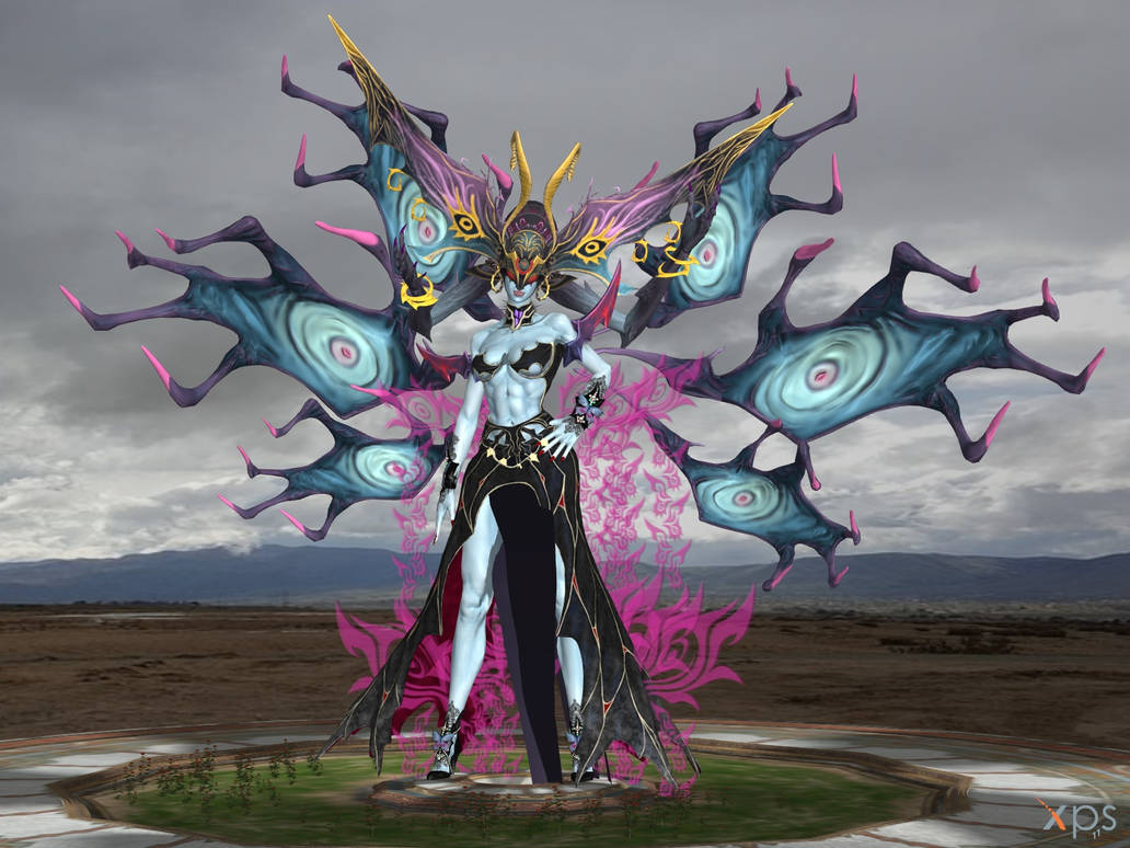 Bayonetta 3 - Queen Butterfly (slim) by xGunbladeKnightx on DeviantArt